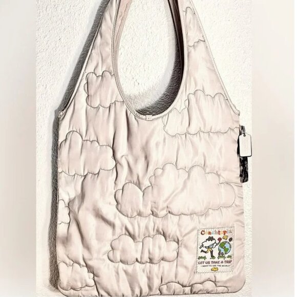 Coach | Bags | Coach 224 Coachtopia Quilted Cloud Loop Tote 00 Recycled Eco | Poshmark